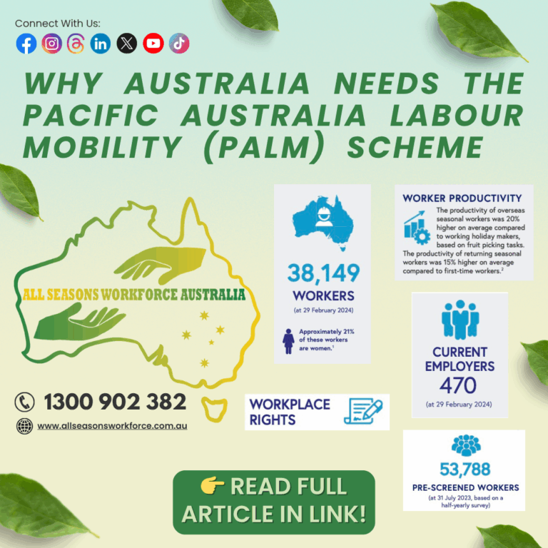WHY AUSTRALIA NEEDS THE PACIFIC AUSTRALIA LABOUR MOBILITY (PALM) SCHEME ...